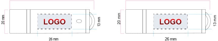 Clé USB avec marquage de votre logo, customisable à l'infinie